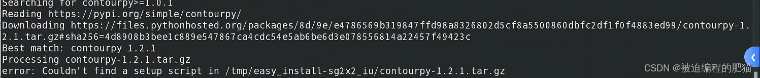 配置pykg2vec卡在contourpy包安装失败_pip install contourpy失败-CSDN博客