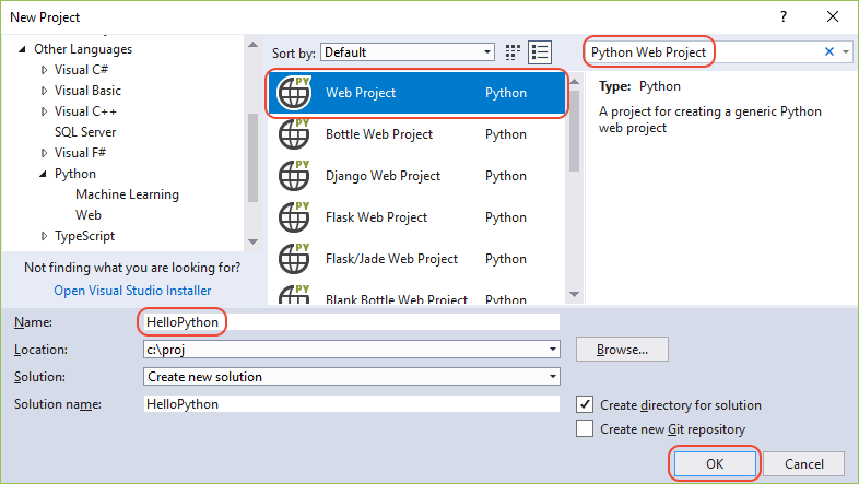 visual studio 2019 python web_快速入门：使用 Visual Studio 创建 Python Web 应用 | Microsoft Docs...-CSDN博客