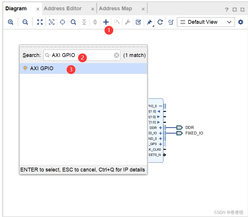 ZYNQ之简易流水灯(EMIO、AXI GPIO)_zynq gpio emio-CSDN博客