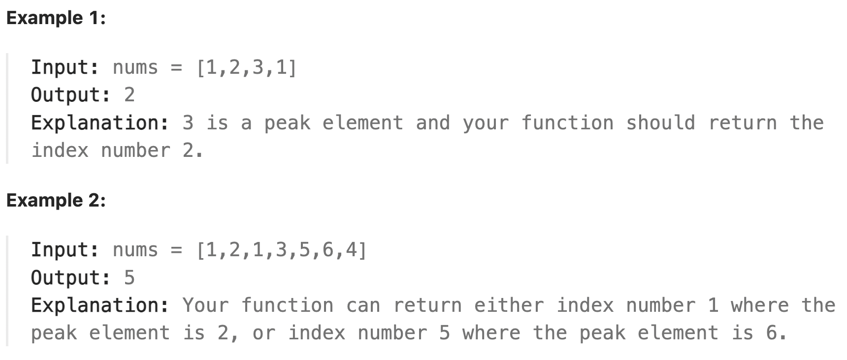 0162_Find-Peak-Element【M】_peak element-CSDN博客