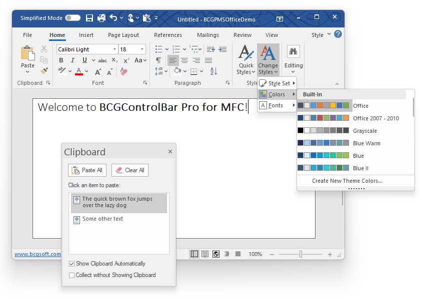 MFC界面库BCGControlBar v32.1 - 支持Visual Studio 2022_bcgcontrolbar30 full source-CSDN博客