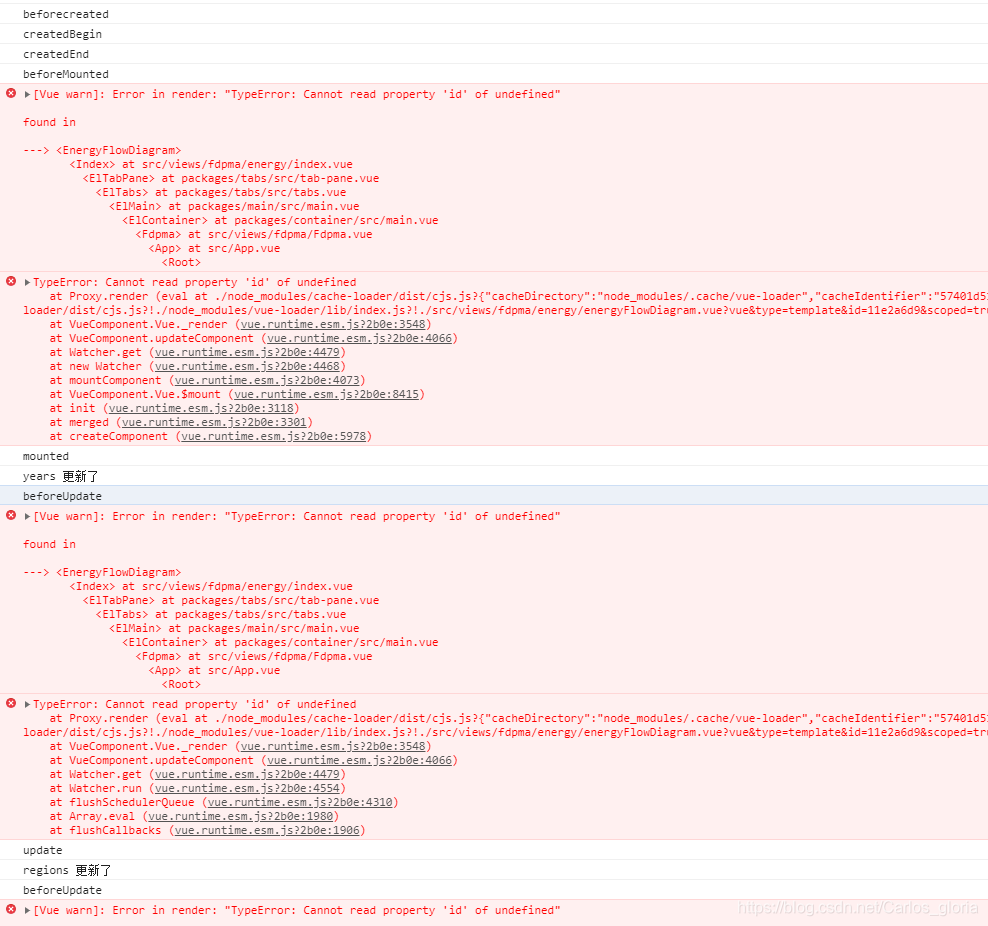 Vue问题篇：报错 ： Error in render: “TypeError: Cannot read property ‘xxx‘ of undefined_cannot read ...