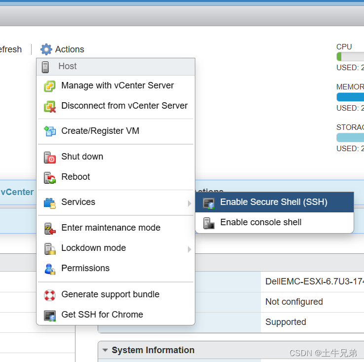 VMware ESXi 6.7.0 开启SNMP服务_esxi如何设置snmp-CSDN博客