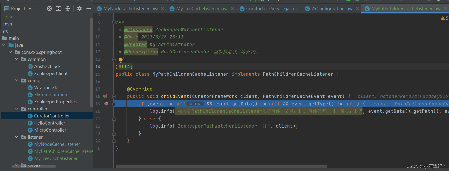 Zookeeper客户端Curator5.2.0节点事件监听CuratorCache用法_curatorframework监听代码-CSDN博客