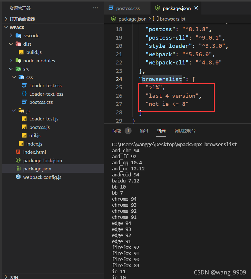webpack打包安装(三)之解决css、js等的兼容性问题_webpack编译css3兼容ie-CSDN博客