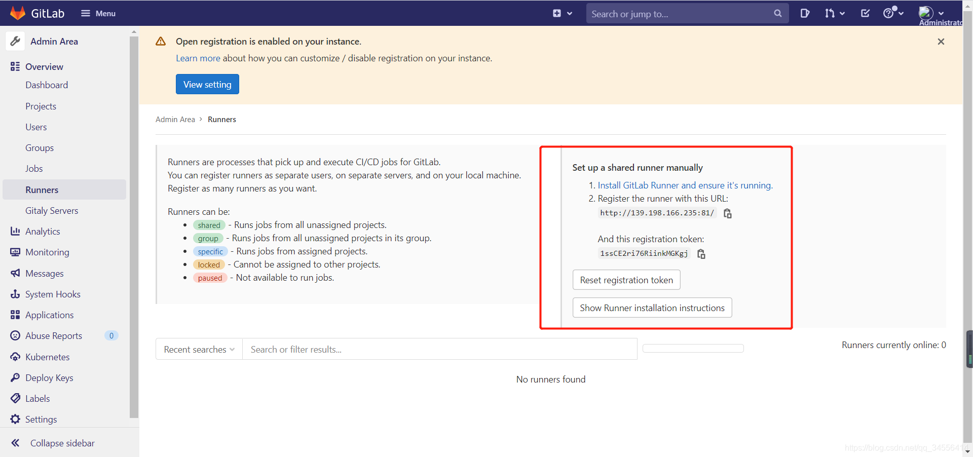 GitLab CI/CD 基础入门 Runner注册配置使用_gitlab-runner: the service is not installed-CSDN博客