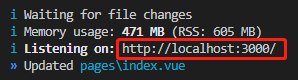 Nuxt - 修改 Listening on: http://localhost:3000/ 本地服务 IP 域名地址（自定义服务器访问主机和端口）_+ Nuxt-CSDN专栏
