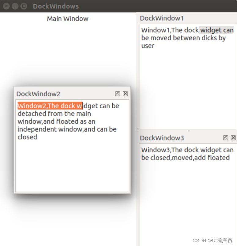 Qt5布局管理（二）—QDockWidget停靠窗口类_qt停靠窗口自动布局-CSDN博客