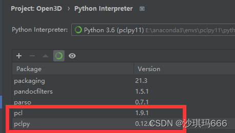 conda py3.6 open3d 和pcl库安装_conda install open3d-CSDN博客