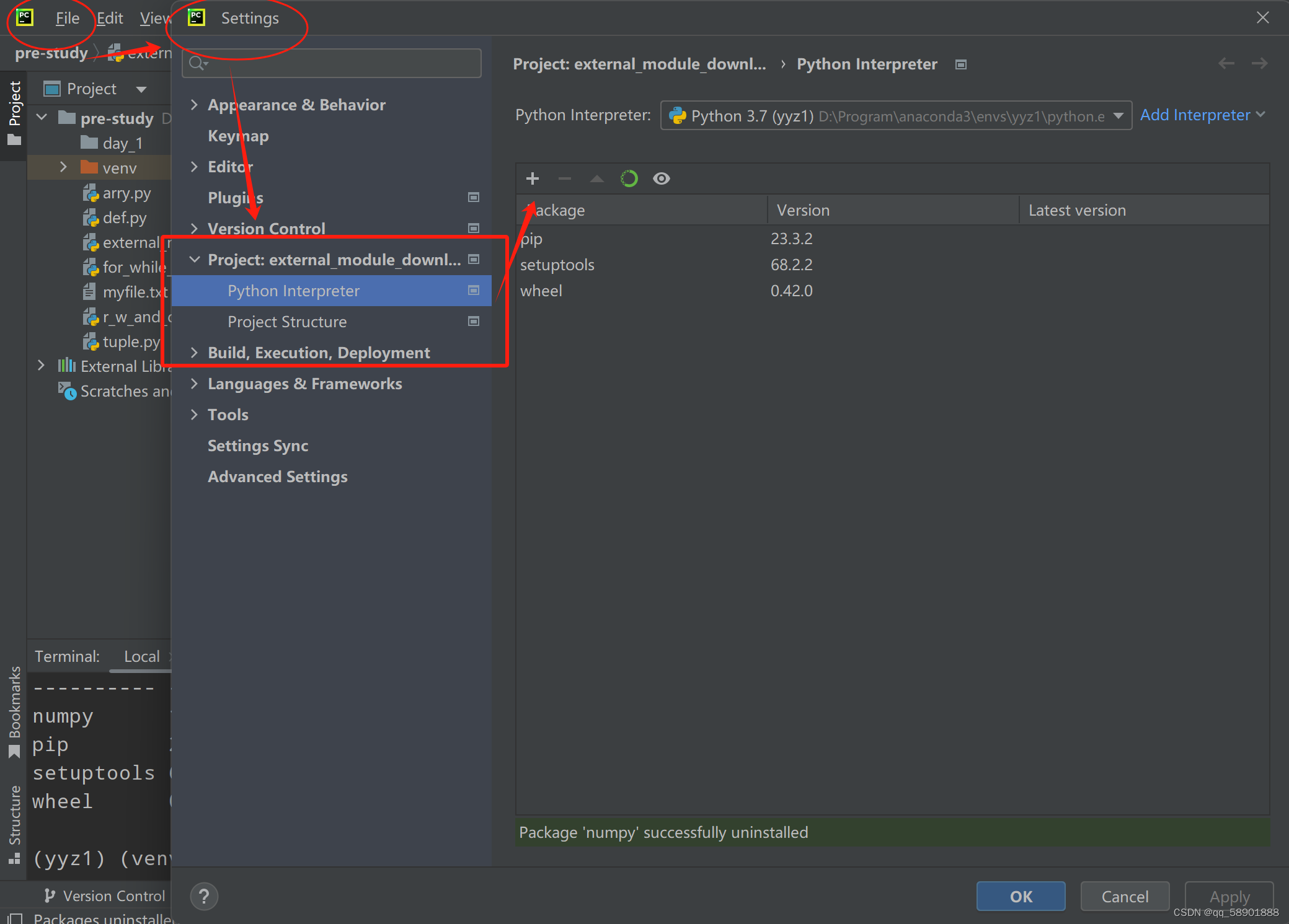 pycharm中pip install成功，import依旧报错_pip安装成功但import不成功-CSDN博客