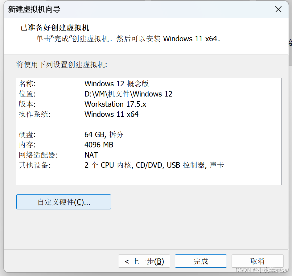 VMware Windows 12 概念版安装教程_win12概念版-CSDN博客