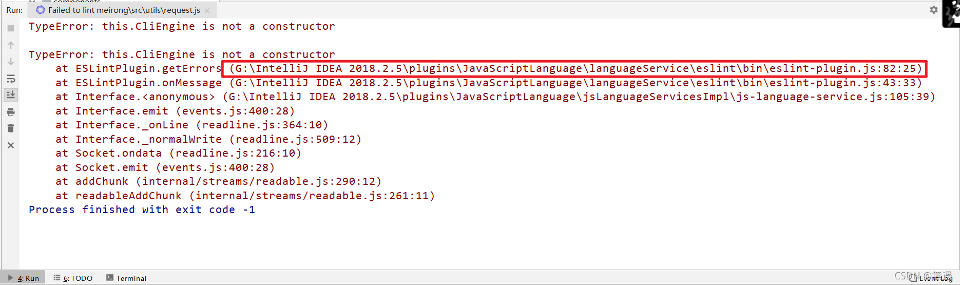 报错ESLint:TypeError: this.CliEngine is not a constructor_eslint typeerror this.cliengine is not a ...