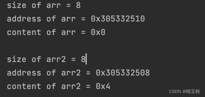 【C语言】int * arr 定义数组的最直观内存图 以及与int arr[]的比较，猜测int arr[]的定义方式根本没有头指针，但不知道原因很疑惑_int *arr-CSDN博客