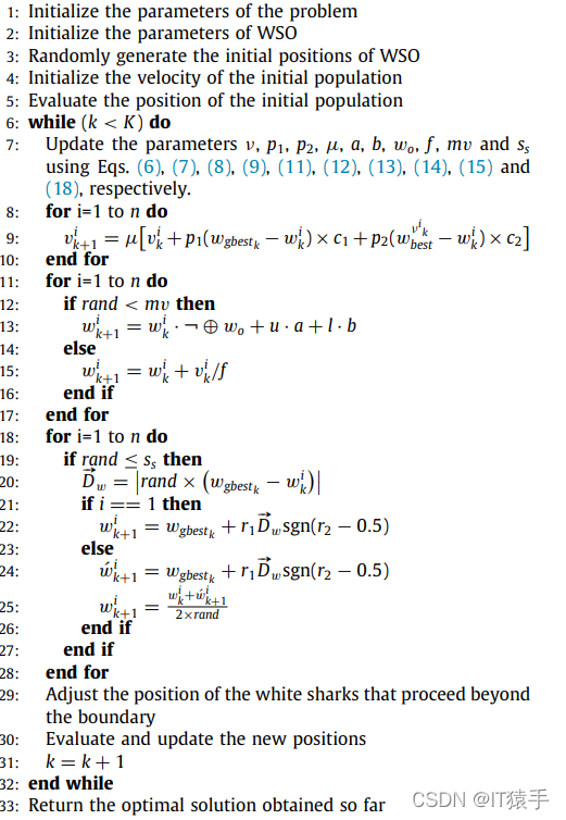 CEC2013（MATLAB）：白鲨优化算法（White Shark Optimizer，WSO）求解CEC2013（提供MATLAB代码及参考文献）_白鲨算法是在哪篇论文里提出的-CSDN博客