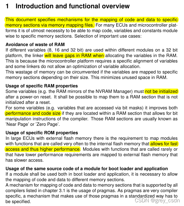 1079_AUTOSAR_SWS_MemoryMapping_学习笔记1_autosar memmap-CSDN博客
