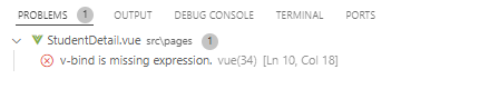 Vue3 报v-bind is missing expression.vue(34)错误的解决方案-CSDN博客