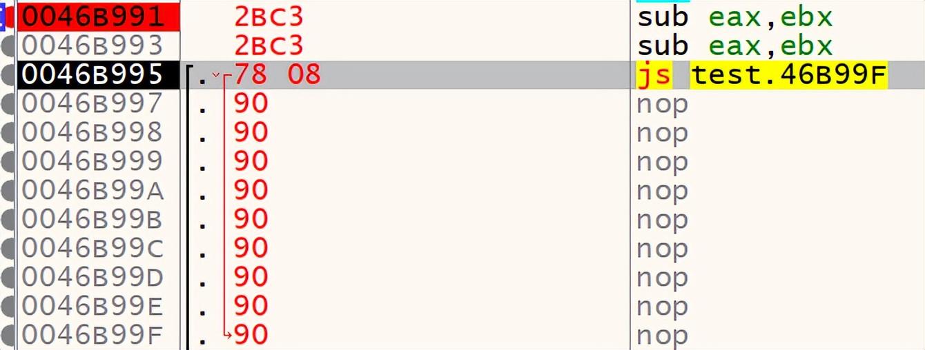 汇编指令学习（JMP、JE、JS、JP，JO，JB）_ja jnz jmp-CSDN博客