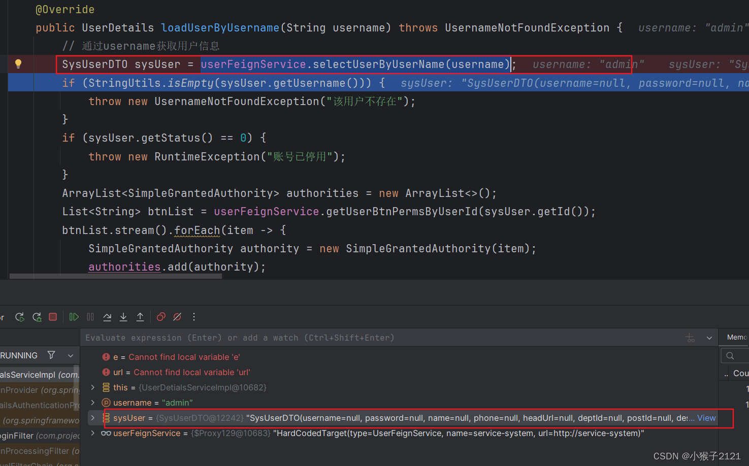 springSecurity中的常见问题_security loaduserbyusername-CSDN博客