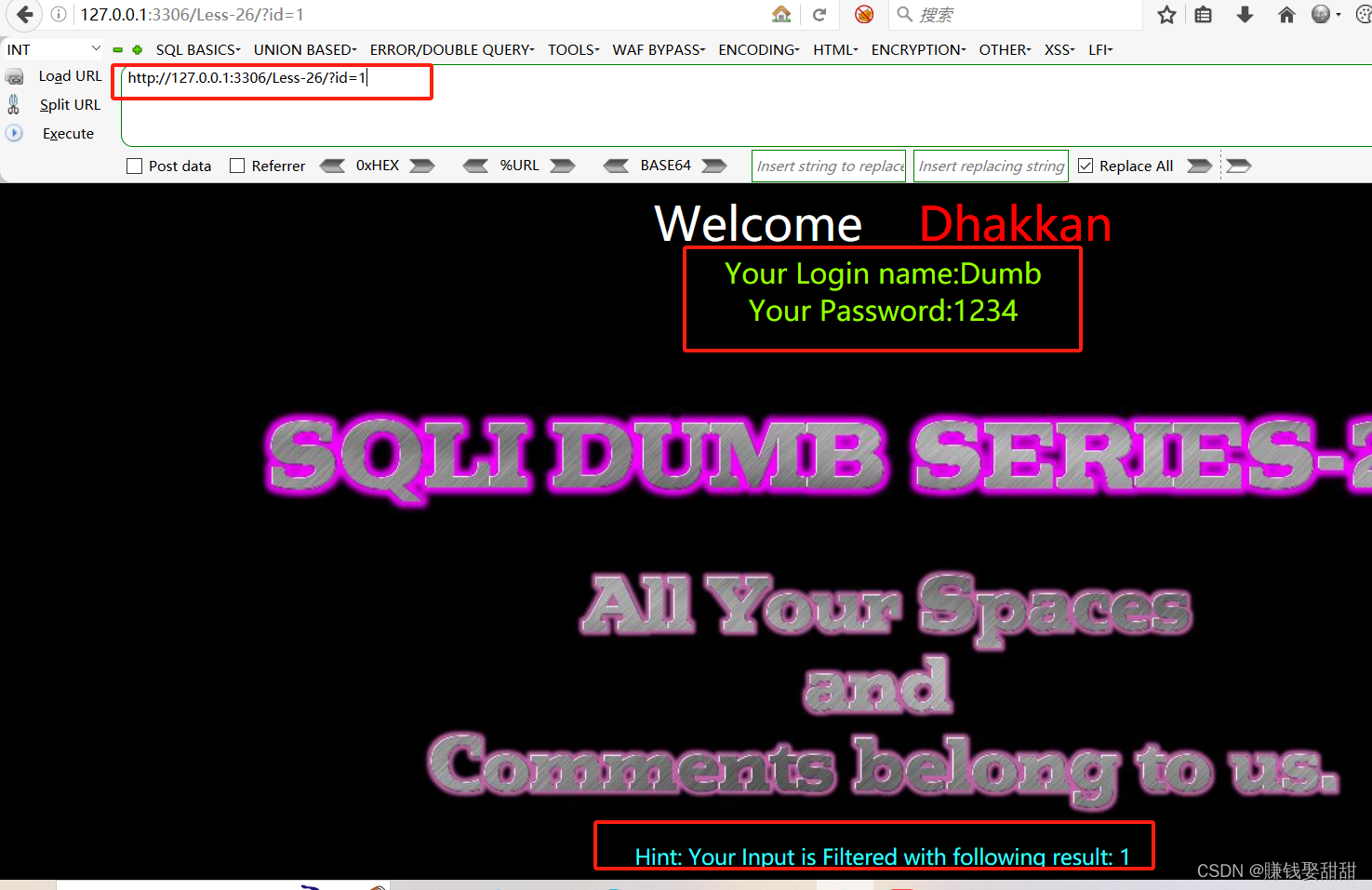 SQLI-labs-第二十六关和第二十六a关_sql注入第26关-CSDN博客