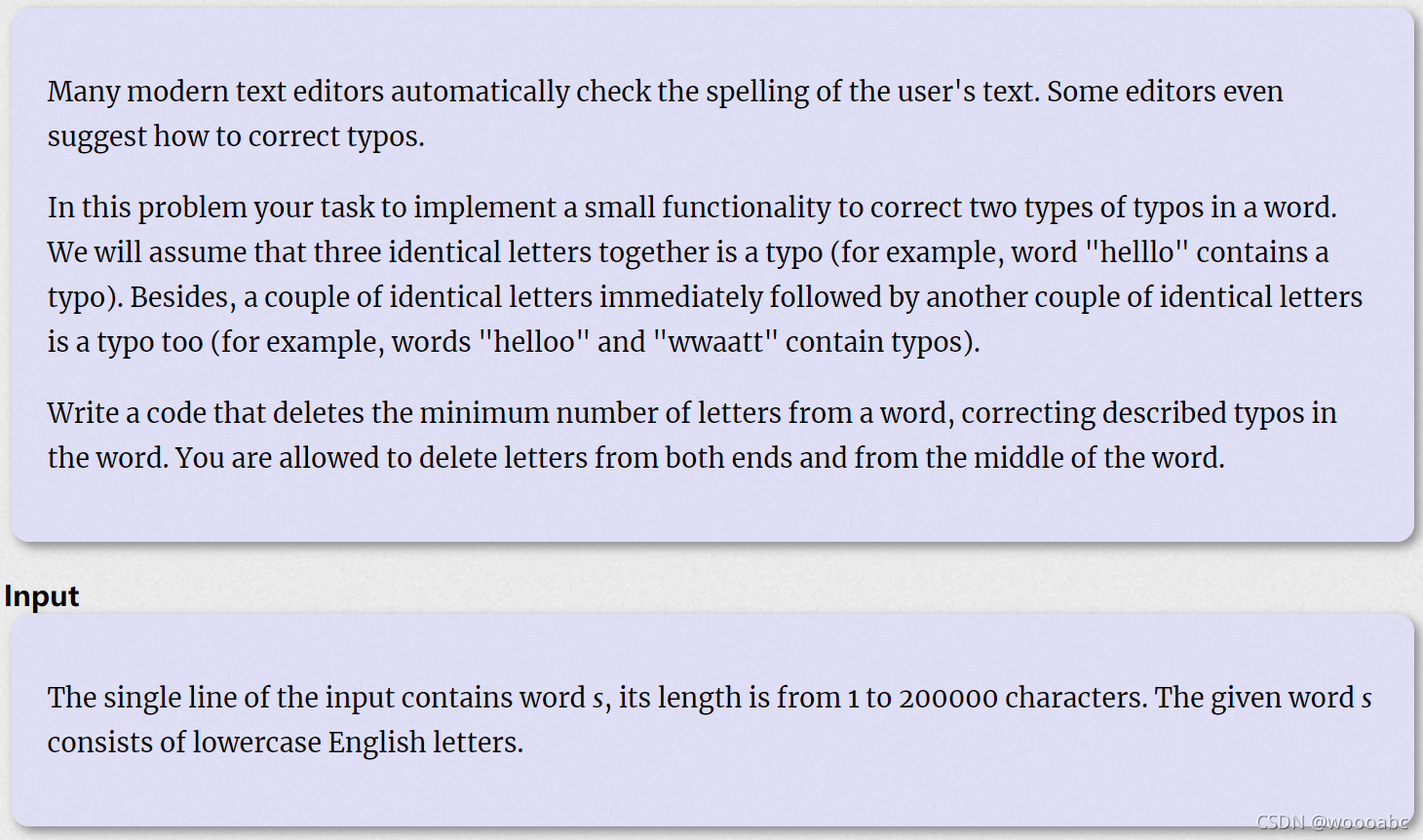 Fixing Typos_b. fixing typos-CSDN博客