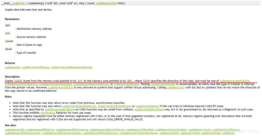 CUDA编程入门之处理Device显存的三个CUDA API_cuda osddevice-CSDN博客
