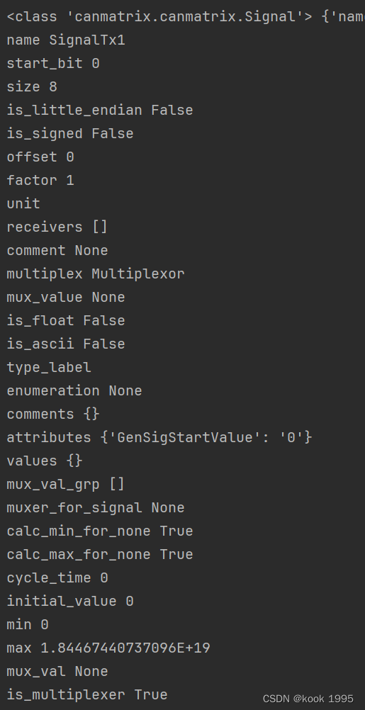 【Python】canmatrix解析dbc文件-CSDN博客