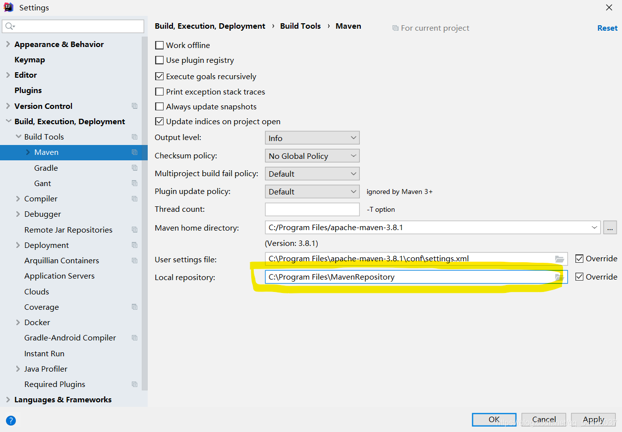 Failed to create parent directories for tracking file C:\Program Files\Maven-CSDN博客