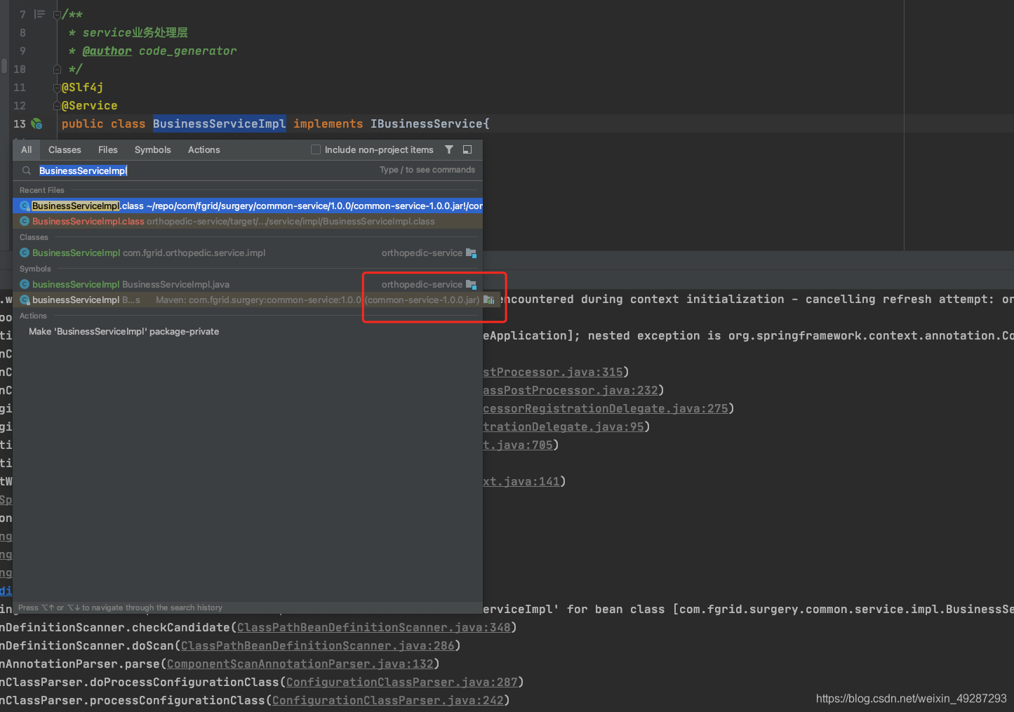 Caused by: org.springframework.context.annotation.ConflictingBeanDefinitionException_两个不同的 ...