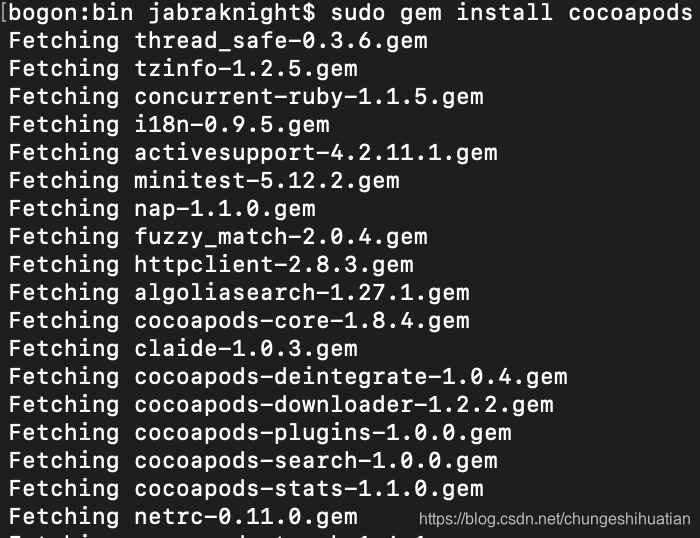 cocoapods更新出现不能install问题_attempting to install cocoapods cli with gem-CSDN博客