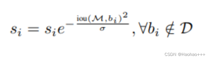 NMS与Soft NMS算法解析以及numpy实现-CSDN博客