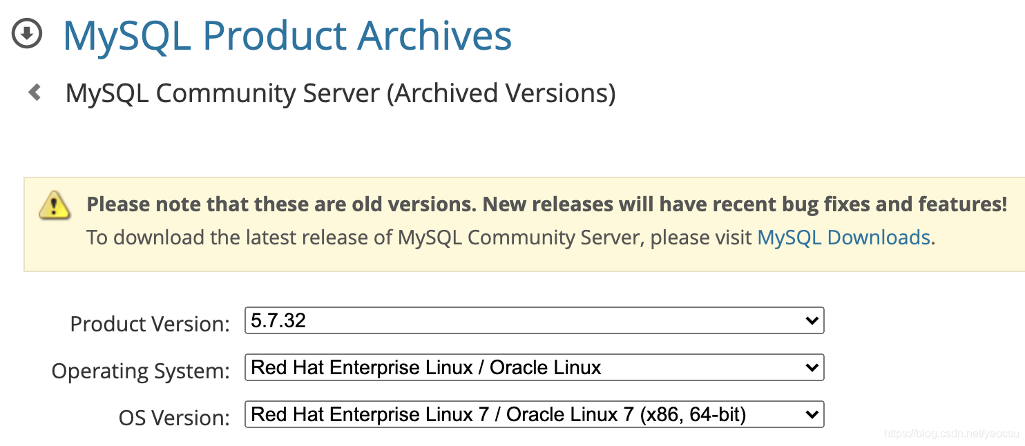 CentOS7.9上安装MySQL5.7.32_mysql5.7.33 centos7.9-CSDN博客