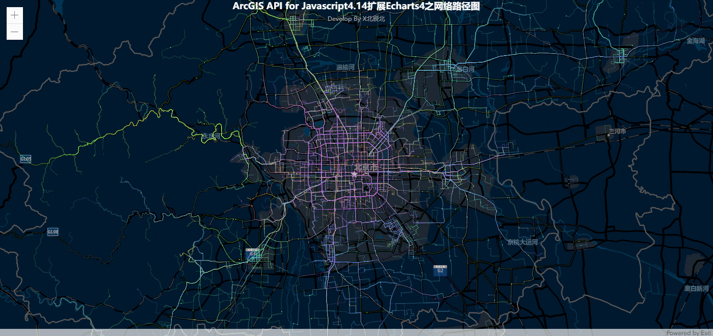 04 【ArcGIS JS API + eCharts系列】实现二、三维网络路径图的绘制_arcgis + echarts 线路图-CSDN博客
