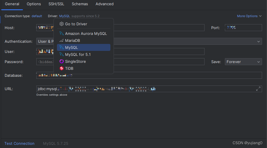DataGrip2023配置连接Mssqlserver、Mysql、Oracle若干问题解决方案_tlsv1 was negotiated. please update server and ...