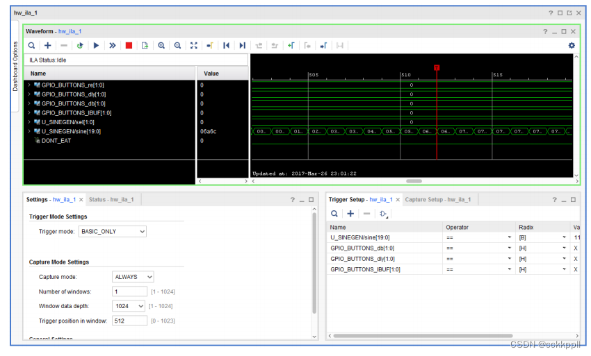 vivado 使用 ILA 默认仪表板_ila状态机显示名称-CSDN博客
