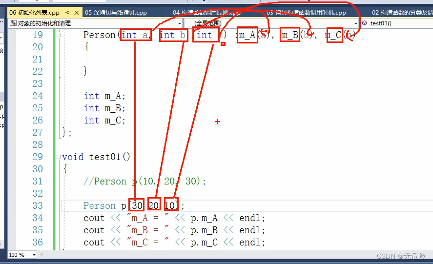 类和对象 深拷贝和浅拷贝，初始化列表_c++列表初始化是深拷贝-CSDN博客