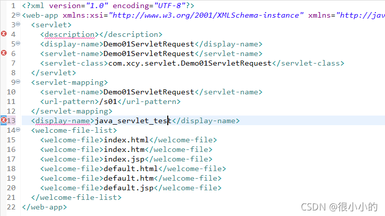 eclipse生成的web.xml文件报错_invalid element name: - display-name one of the fo-CSDN博客