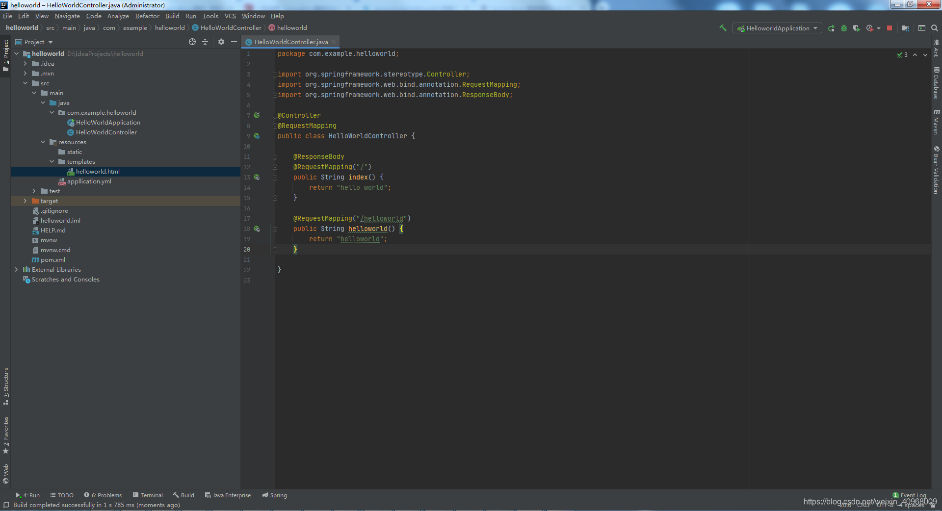 Spring boot helloworld_springboothelloworld-CSDN博客