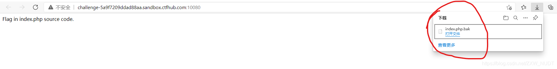 [CTFHub]bak文件（web＞信息泄露＞备份文件下载）_ctf比赛中怎么找到bak文件-CSDN博客