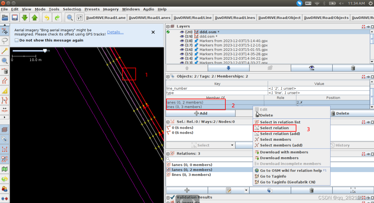 JOSM -- 使用及画图-CSDN博客