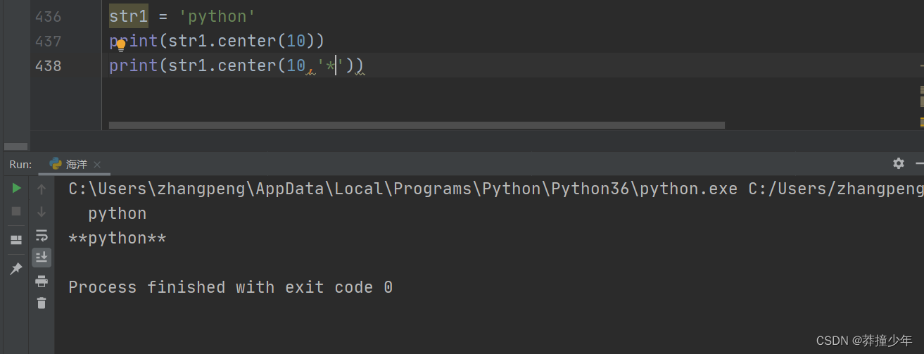 字符串对齐与格式化：rjust, ljust, center-CSDN博客