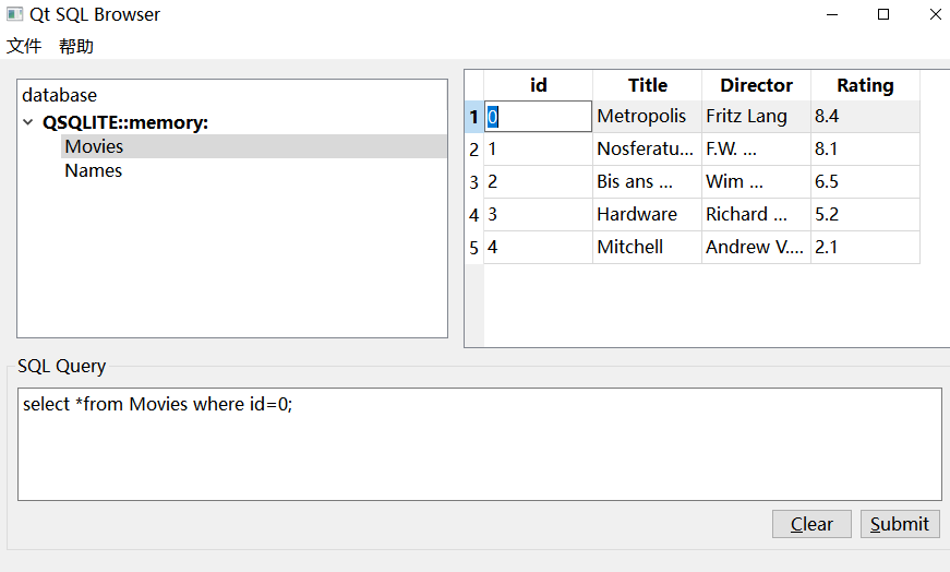 Qt | QSQLite内存数据库增删改查_qsqllite 查询-CSDN博客