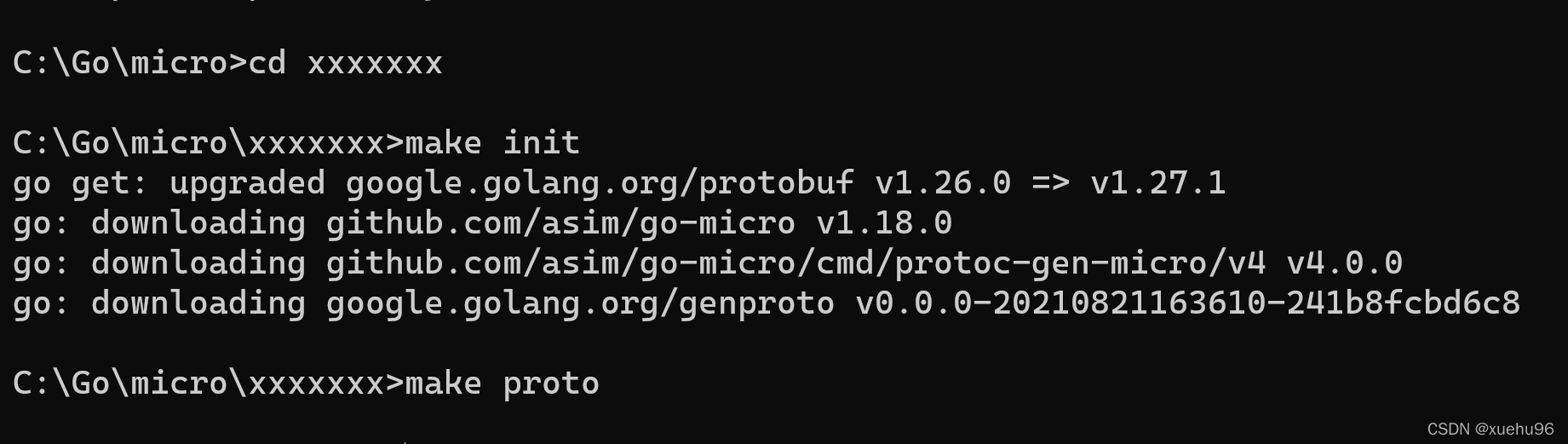 Go微服务——go-micro v4安装_go micro v4-CSDN博客