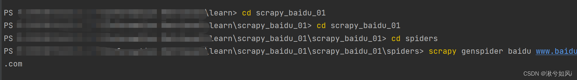 Python 爬虫学习笔记（十(1)）scrapy框架_response.extract()-CSDN博客