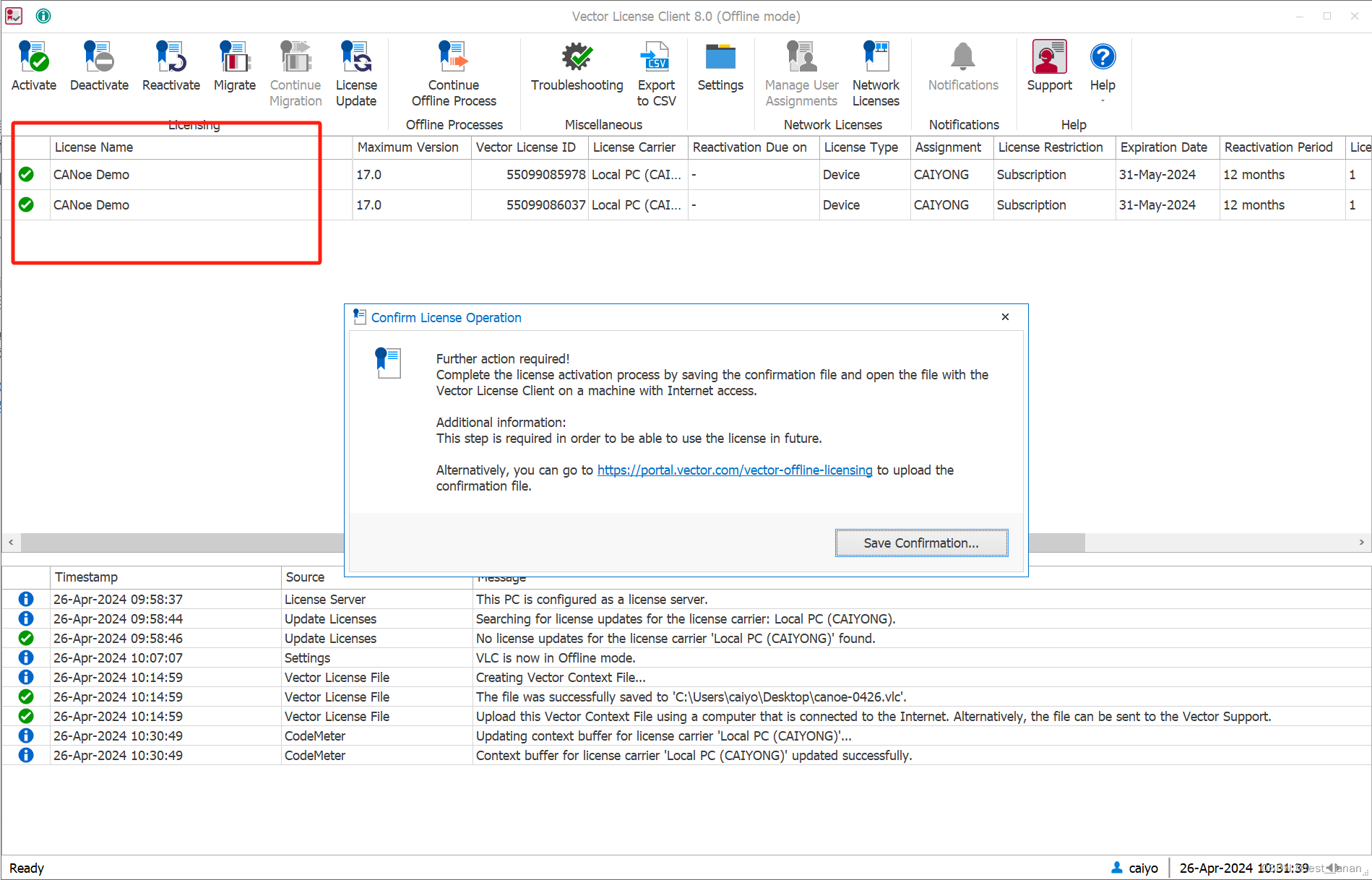 CANOE17 DEMO版本离线激活方式_vector license client-CSDN博客