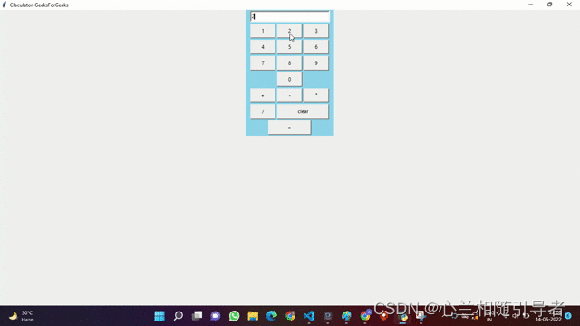 【零基础入门python】制作的简单计算器程序python计算器程序 Csdn博客