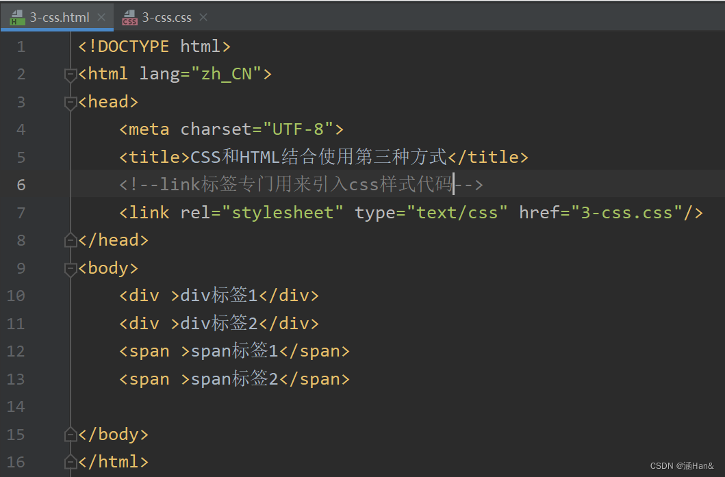 CSS和HTML结合使用的三种方式_html+ccs-CSDN博客