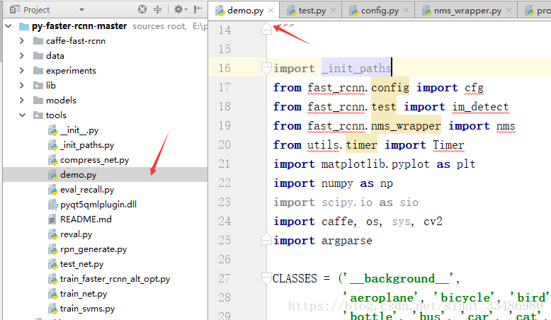 pycharm下运行官方的py-faster R-CNN的caffe代码_faster rcnn pycharm代码-CSDN博客