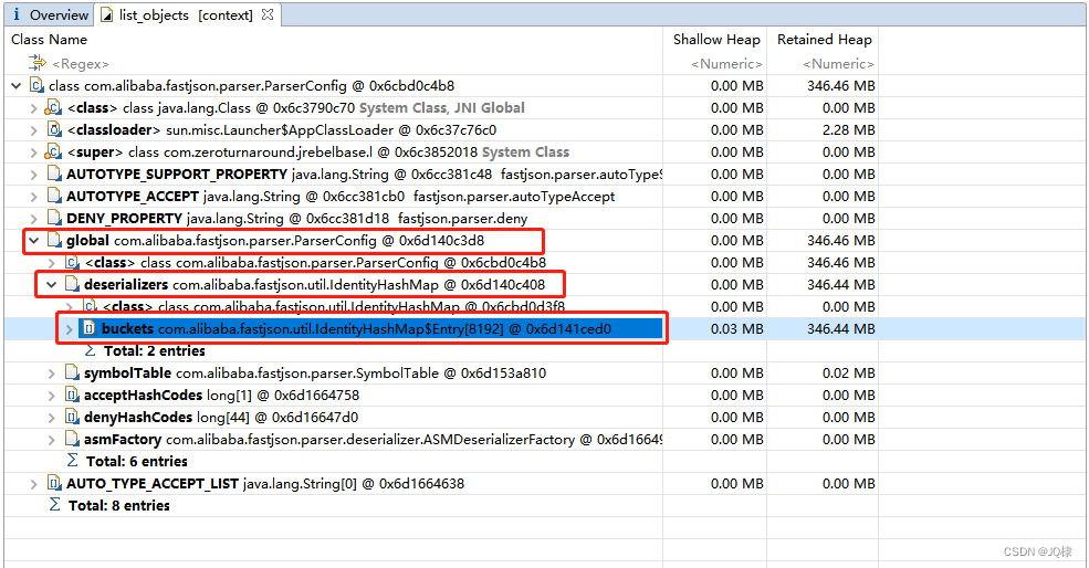 fastjson带泛型序列化导致内存泄漏_fastjson内存溢出-CSDN博客