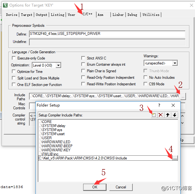 下载的STM32代码，打开工程后弹出“Using an MDK Version 4 Project"-CSDN博客